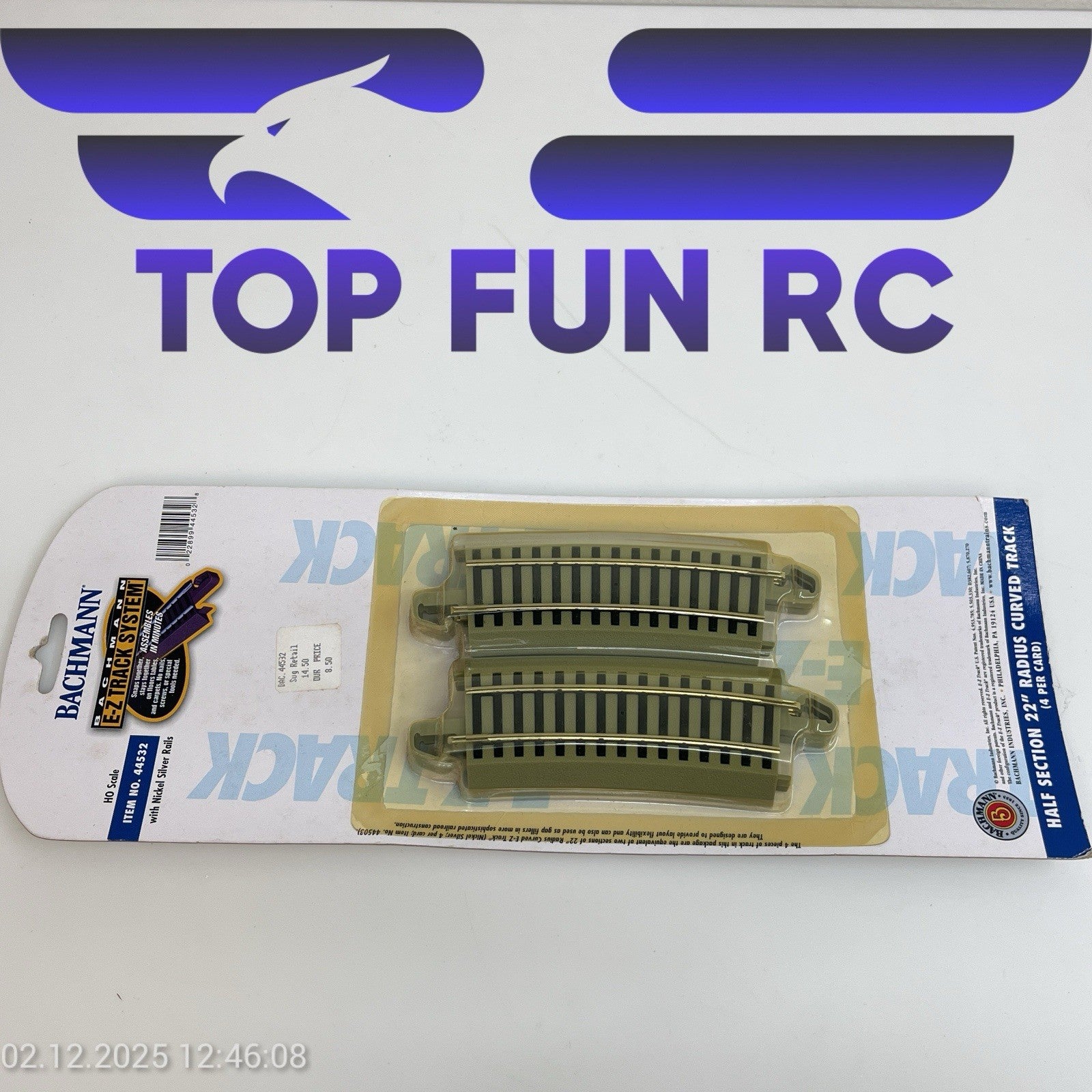 BACHMANN HO-GAUGE 44532 HALF SECTION 22" RADIUS CURVED TRACK – Top Fun RC